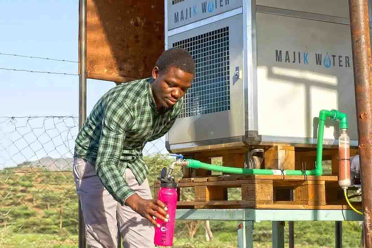Generating clean water from air in Kenya - Die Gute Minute